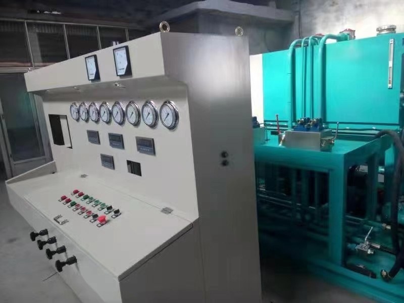 Hydraulic Pump Test Bench With Digital Pressure Gauge And Emergency Stop